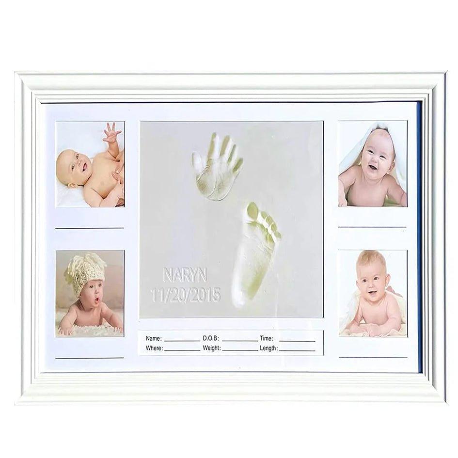 Baby Footprint and Handprint Picture Frame Kit | Lifecast